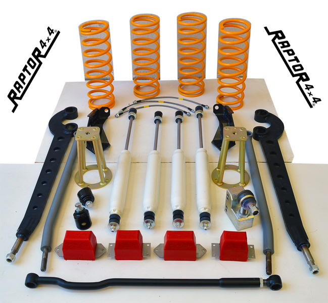 4x4parts.fi - SUSPENSION LIFT KIT +10 CM "EXTREME" FOR DEFENDER 110 AND 130