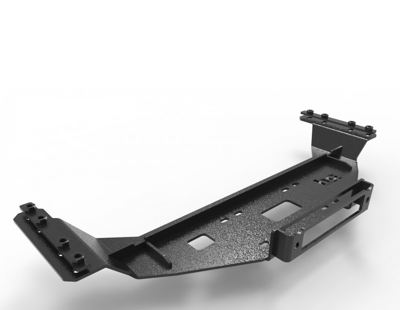 Hidden winch mount Sprinter 4x4 W906 2006-2013 - 4X4 Parts